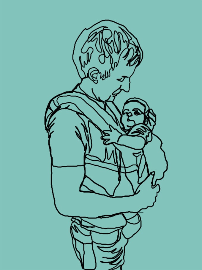 Draw a beautiful complicated or simple illustration in one line art by ...