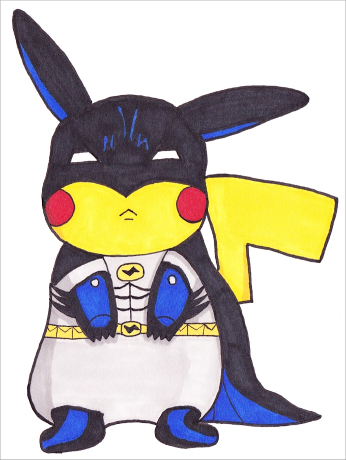 Draw a mashup of any two cartoon/anime characters by Vespuccibros | Fiverr