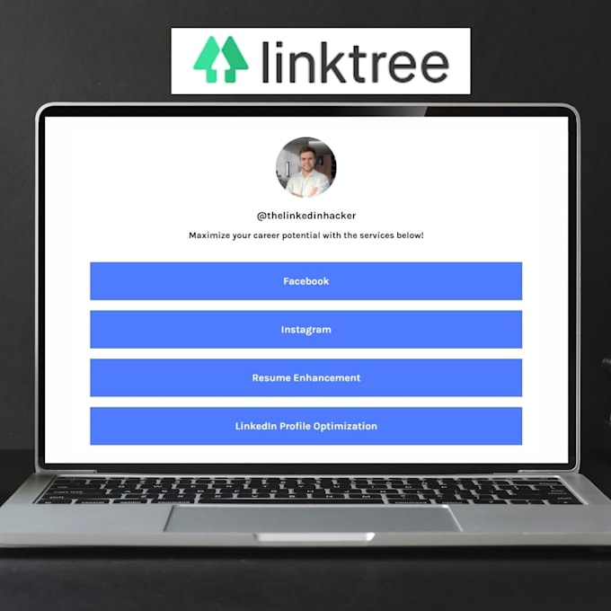 Create and design your custom linktree account by Millennialholds | Fiverr