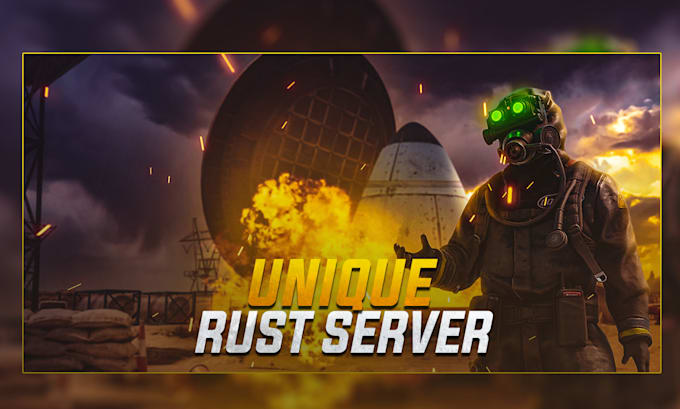 Design a unique rust server banner by Dyscfx | Fiverr