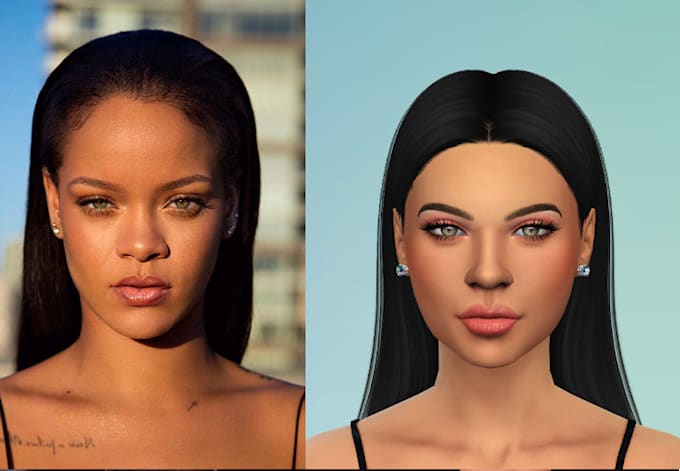 Create a custom realistic sim for sims 4 by Ravenoctavia | Fiverr