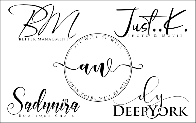 Design handwritten signature script logo by Faysi_designs | Fiverr