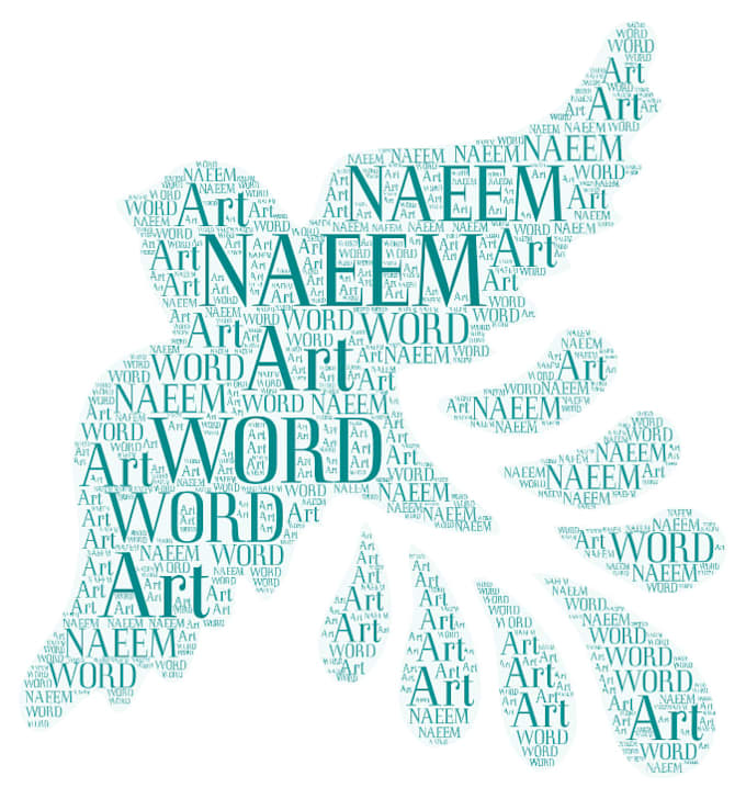 Do word art design or word cloud art with your text by Muhammadnaee833 ...