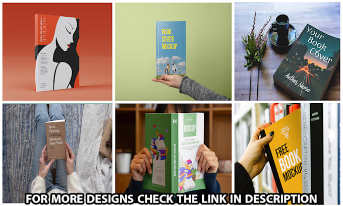 Mockup your 2d book cover image with my 3d book designs by Raguvj | Fiverr