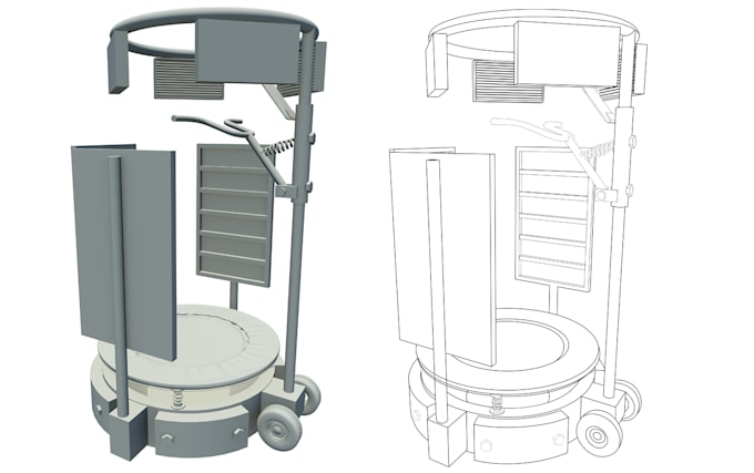 Create one vector 2d line drawing from your image by Vkm0204 | Fiverr