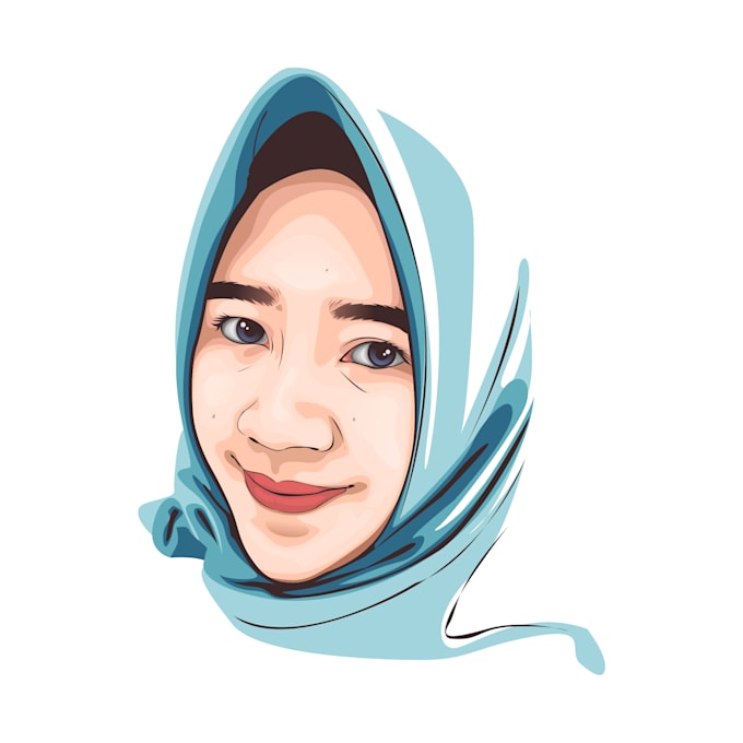 Create face vector art and tracing vector by Hcwidodo | Fiverr