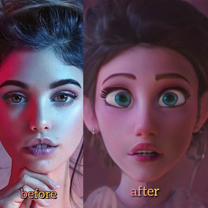 Convert your image into amazing cartoon image by Nitesh_0720 | Fiverr
