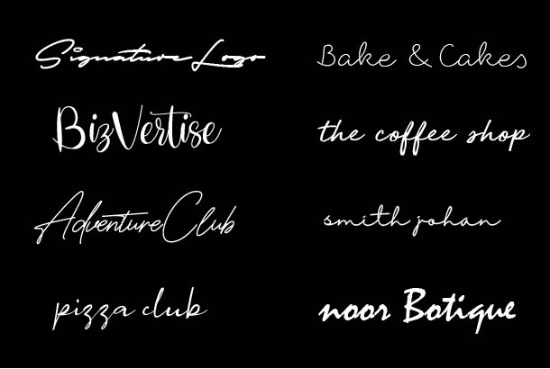 Create a professional and unique signature logo by Designguru12 | Fiverr