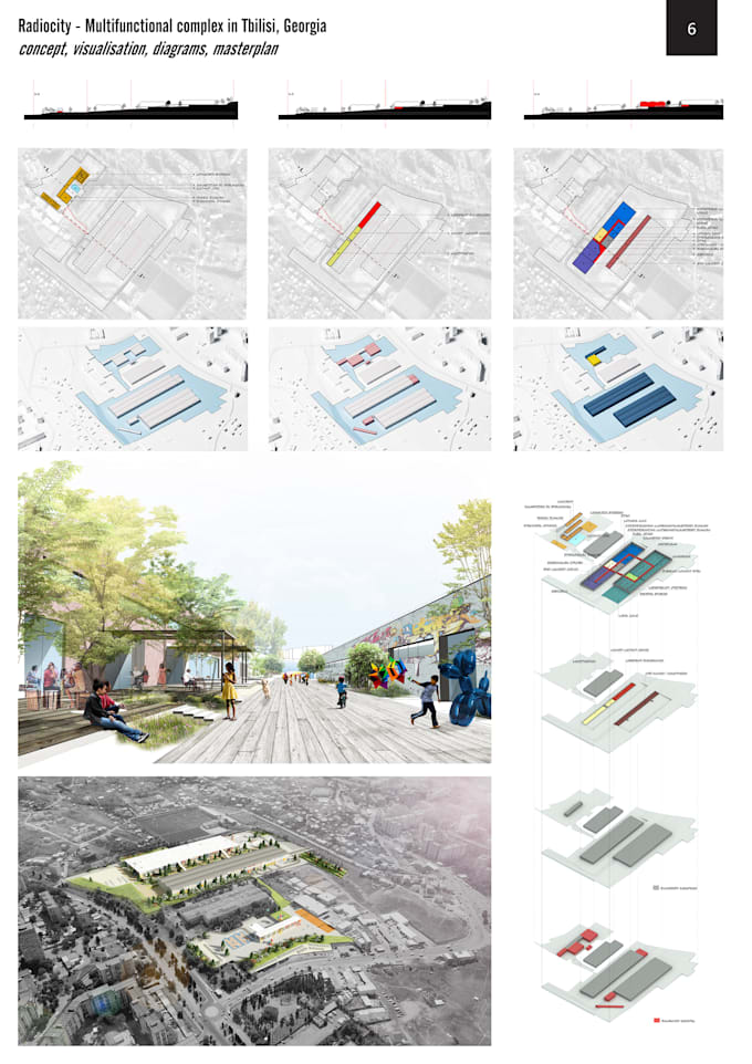 Create 3d diagrams masterplans visualisation by Gukakamladzegeo | Fiverr