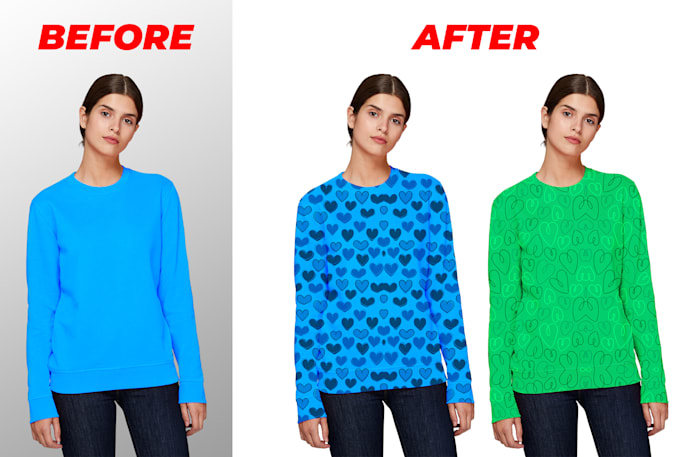 Recolor,color change, pattern change of clothes in photoshop by ...