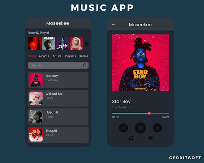Develop hybrid mobile app using flutter or react native by Gedditsoft ... Develop hybrid mobile app using flutter or react native by Gedditsoft ...