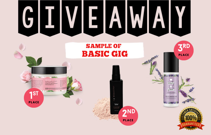 Create a catch eye graphic for your giveaway by Gabrielatv | Fiverr