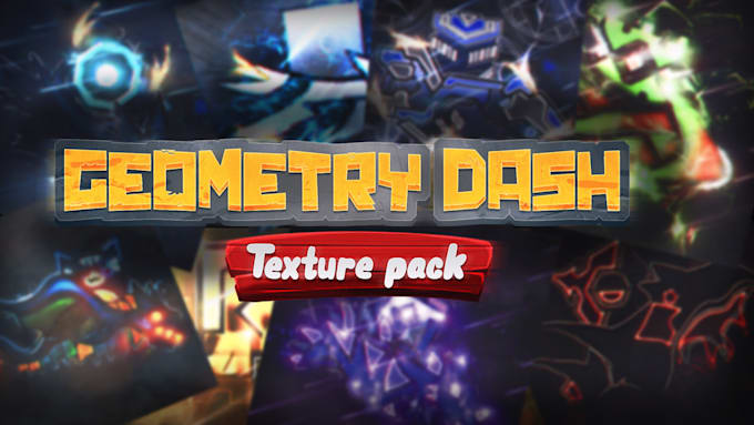 Design a custom geometry dash texture pack by Diremg | Fiverr