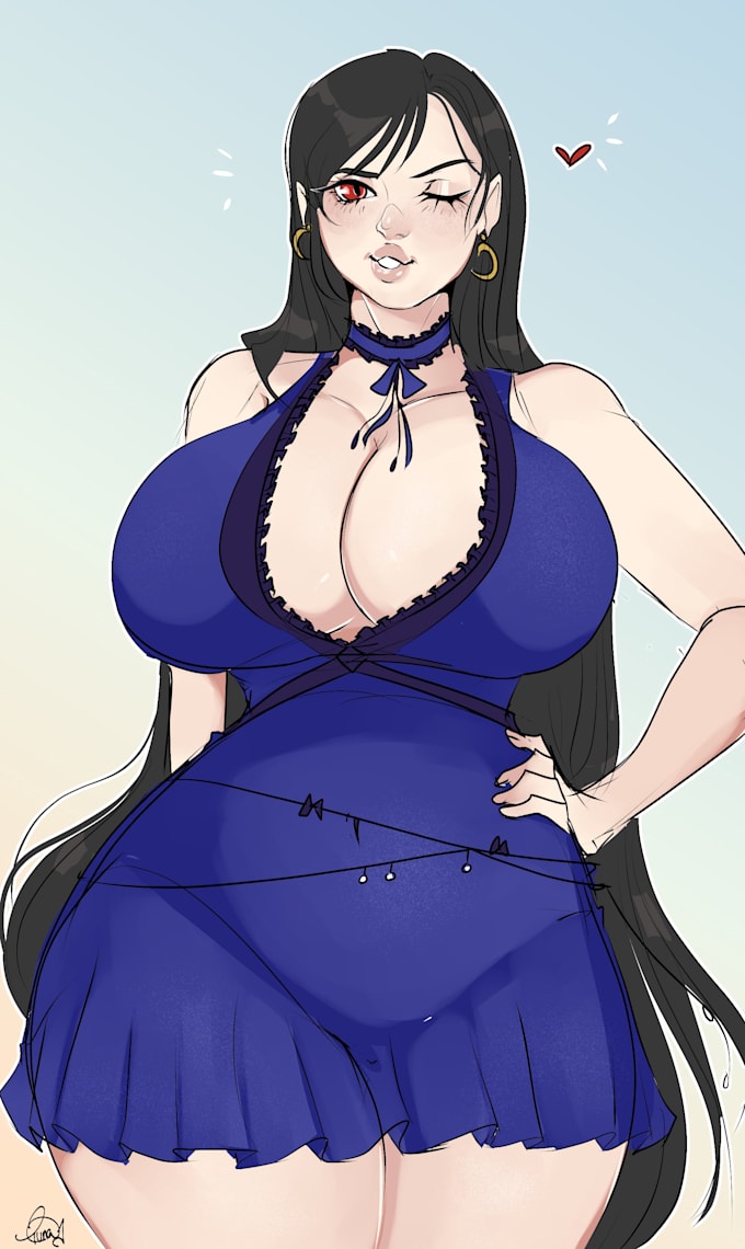 Draw busts, and halfbodies of your character by Tunateluna | Fiverr