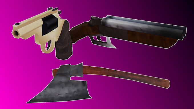 Create low poly retro style 3d models for you by Madelinya | Fiverr