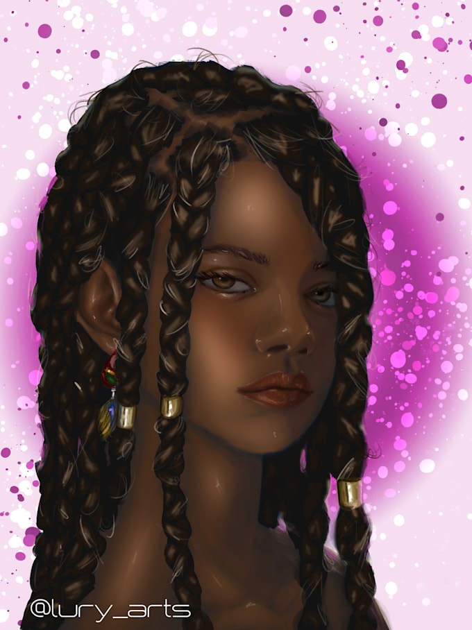 Draw concept art, portrait, game design by Luryann | Fiverr