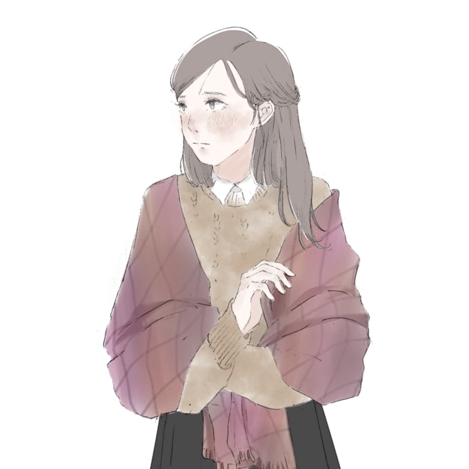 Draw characters, cute soft style by Rreona23 | Fiverr
