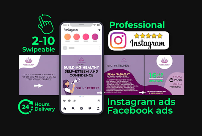 Design instagram carousel posts or facebook carousel ads by Aidesigngraphic | Fiverr