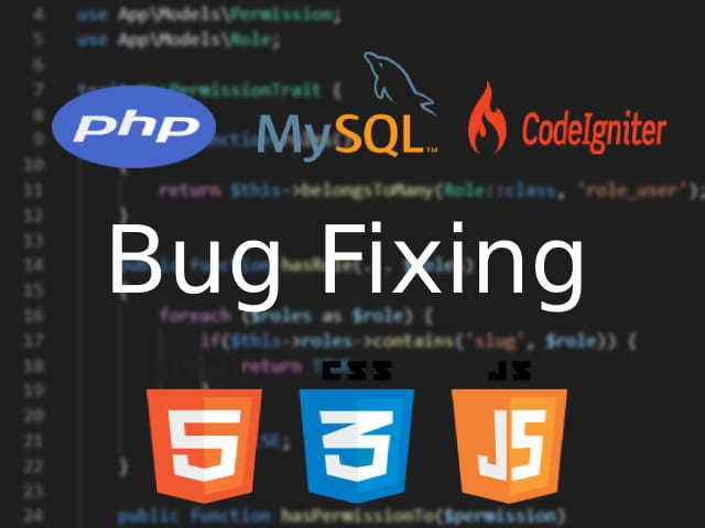 Fix bugs in codeigniter or core php, mysql by Jerry338 | Fiverr Fix bugs in codeigniter or core php, mysql by Jerry338 | Fiverr