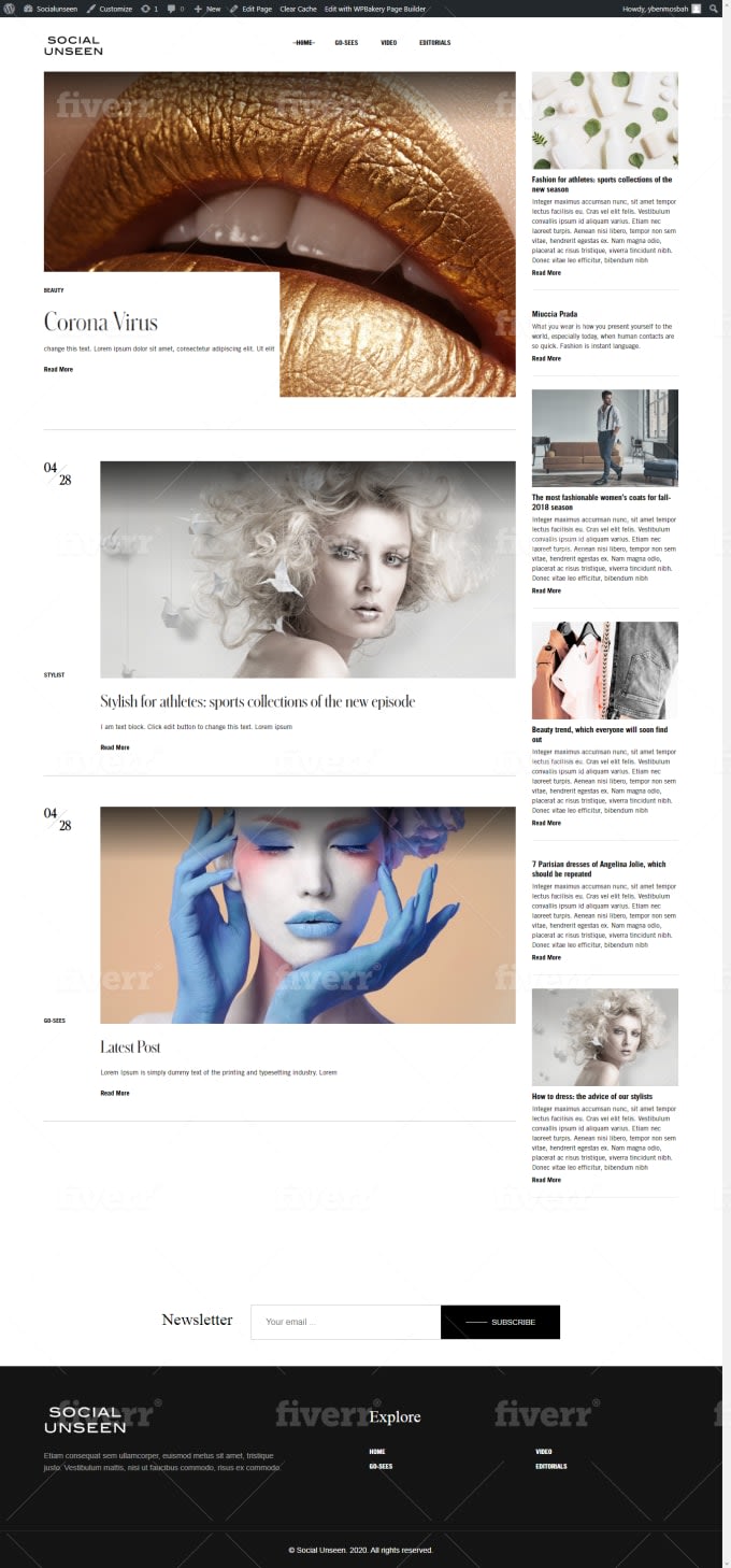 Create an attractive and responsive html website by Ronhorst | Fiverr