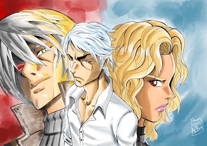 Drawing in different styles, my favorite is the manga styles by ...