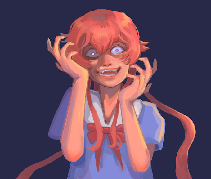 Make a complex anime illustration for you by Miokie | Fiverr