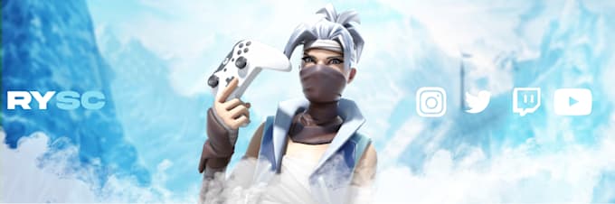 Make you a professional fortnite twitter header by Coigfx | Fiverr