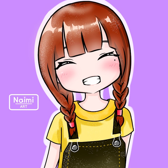 Draw cute chibi profile picture for you by Naimi_studio | Fiverr