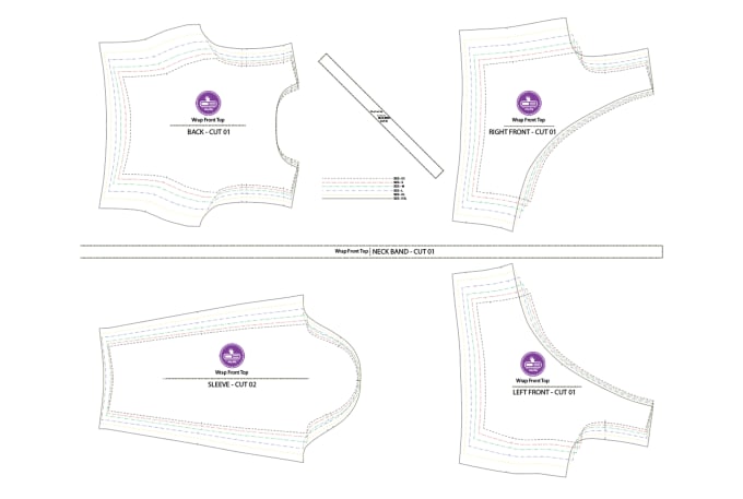 Convert to your sewing pattern to layered pdf, projector printable by ...