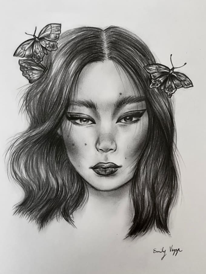Create innovative and thoughtful portraits by Artisticgirl88 | Fiverr