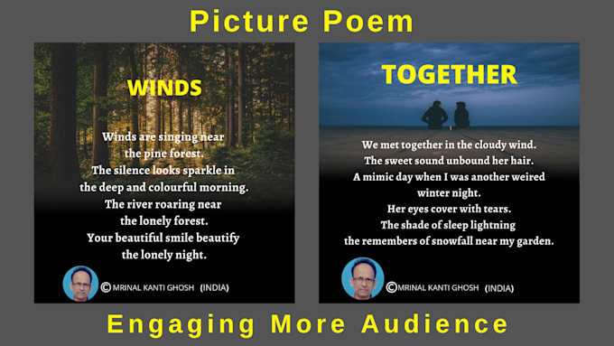 Create picture with your poem for writer and personal use by Rishiexpo ...