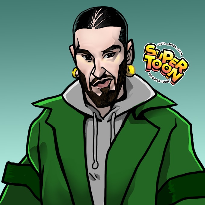 Créer votre cartoon personnalisé by Le_super_toon | Fiverr