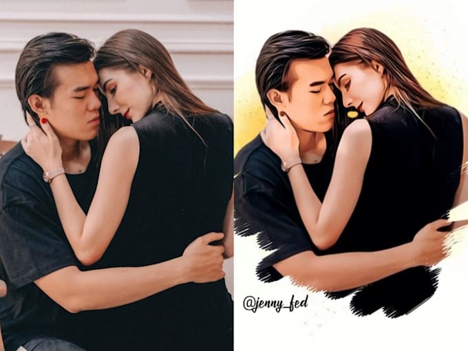 Make a simple face vector design or face illustration by Beungeut_art ...