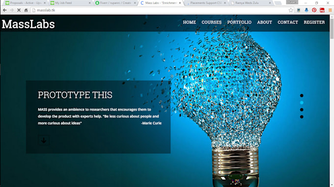 Create visually stunning websites by Rupanrc | Fiverr