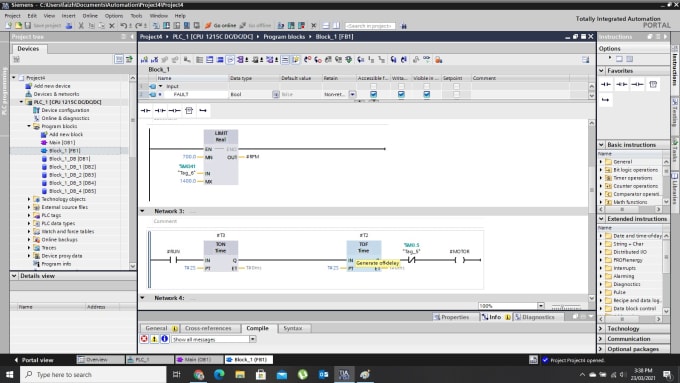 Make ladder logic and hmi designing for siemens s7 1200, 1500, 300, 400 ...