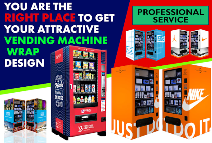Design unique vending machine wrap in 24 hours by Ds_work | Fiverr