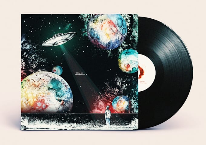 Illustrate a recognisable album cover design by Jahjah27 | Fiverr