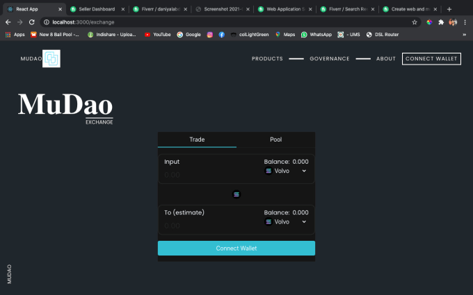 Create Web Application Using React Js Next Js Tailwindcss And Typescript By Daniyalabdul Fiverr