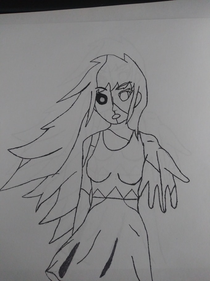 Draw your character from the waist up by Razorroundabout | Fiverr