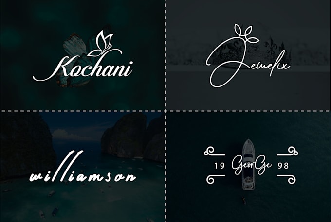Design luxury handwritten hand drawn signature logo by Rafemahmud7 | Fiverr