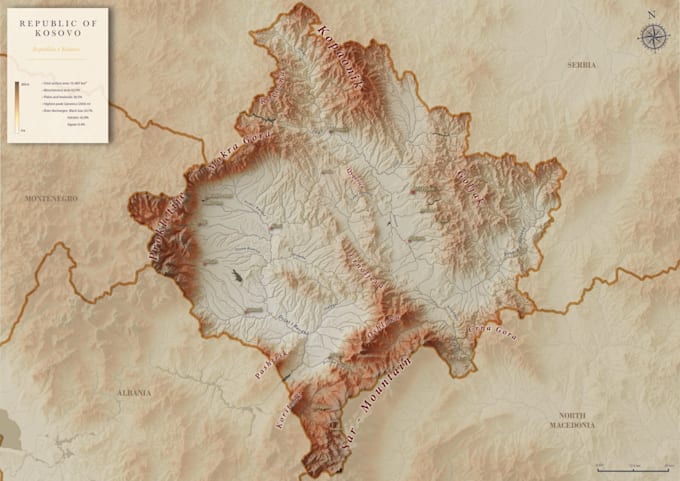Make a custom topographic map by Forcoforce | Fiverr