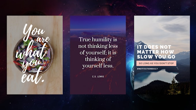 Design motivational,inspirational quotes with your watermark by ...