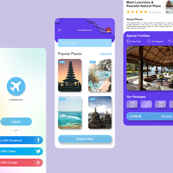 Do cool mobile app ui design by Feryansyahh | Fiverr