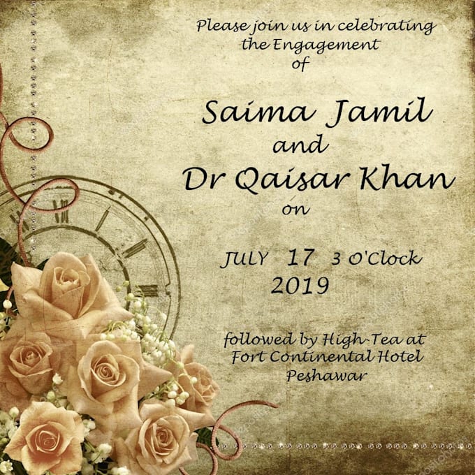 Design a professional invitation card for any event by Guldasta_imraj ...