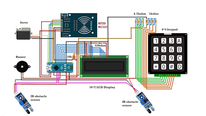 Do your arduino programming with circuit diagram by Mshrazib | Fiverr