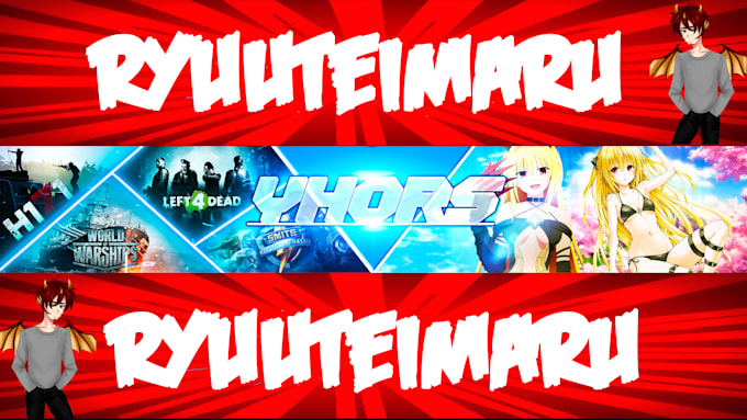 Do make a banner anime style by Ryuuteimaru | Fiverr