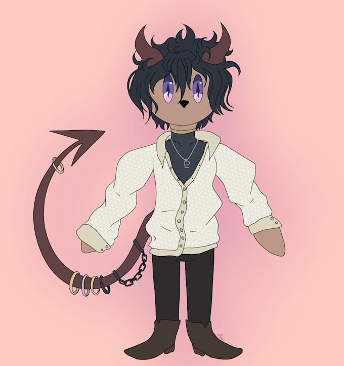 Draw simple chibi reference by Revellinghearts | Fiverr