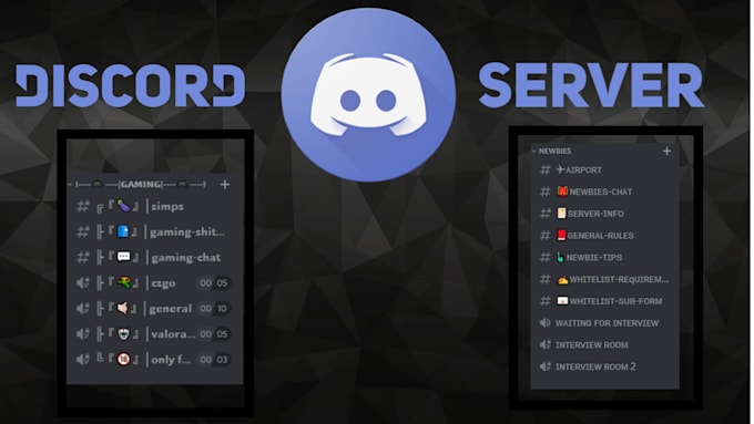 Create a simple and clean discord server by Stefanottan | Fiverr