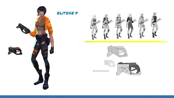 Draw character designs for comics and game design by Yader123 | Fiverr