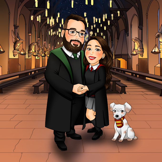 Custom chibi, disney and anime portraits by Jianpachequette | Fiverr